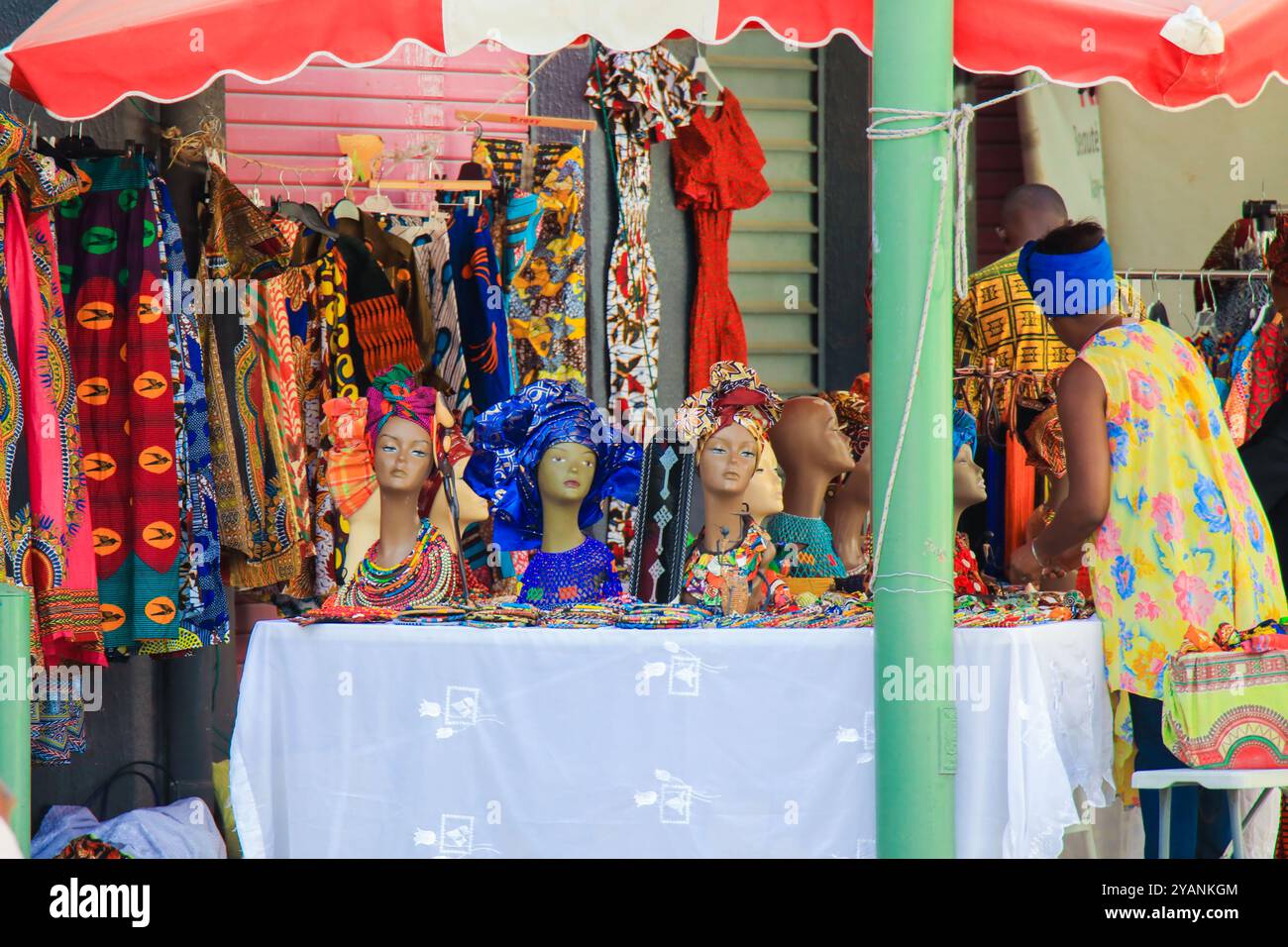 Colorful Traditional and Authentic Dresses on the local Market ...