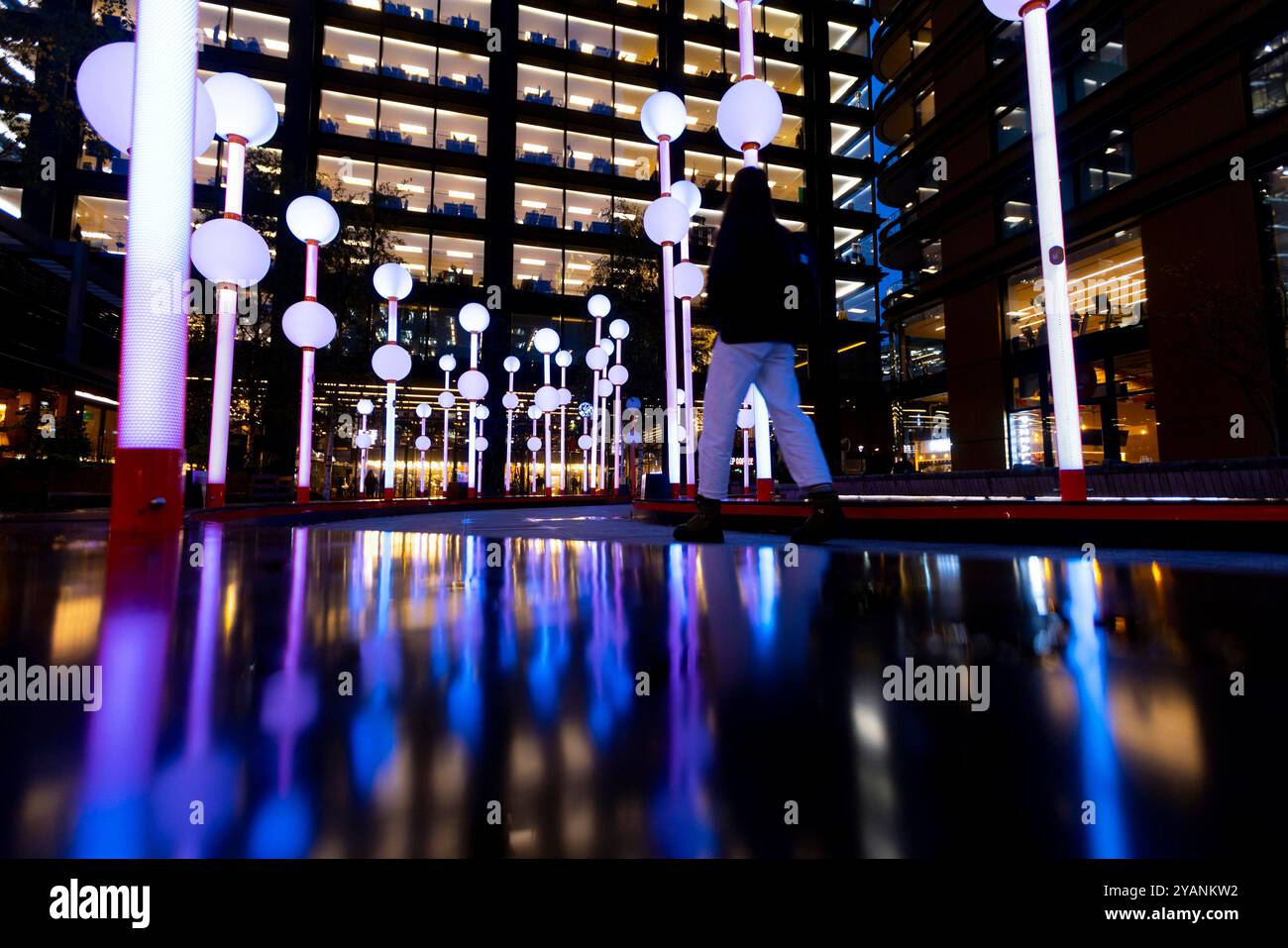 EDITORIAL USE ONLY General views of 'Glow', by Sydney-based artist ...