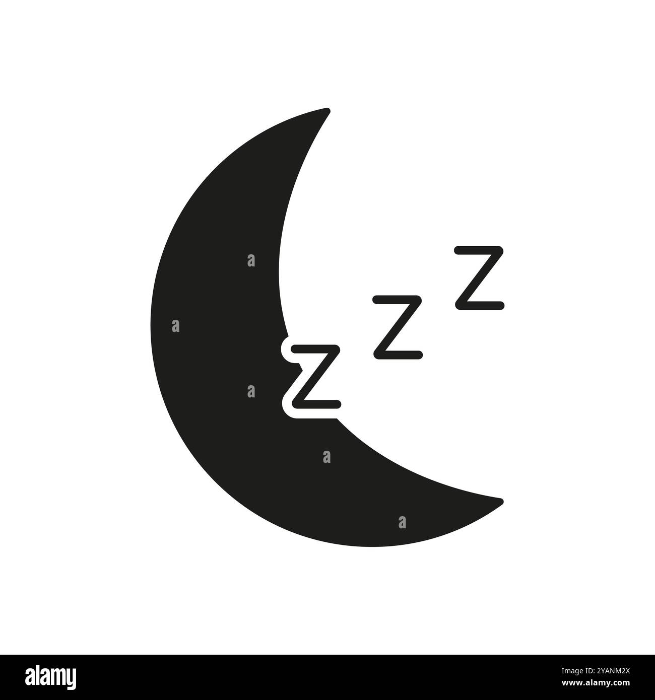Crescent moon symbol symbols Stock Vector Images - Alamy