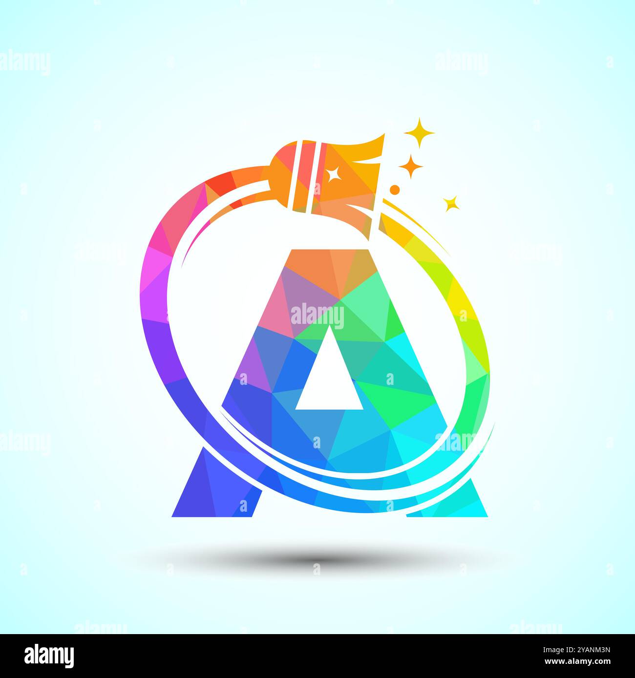 Letter cleaning service logo design template, Cleaning company logo ...