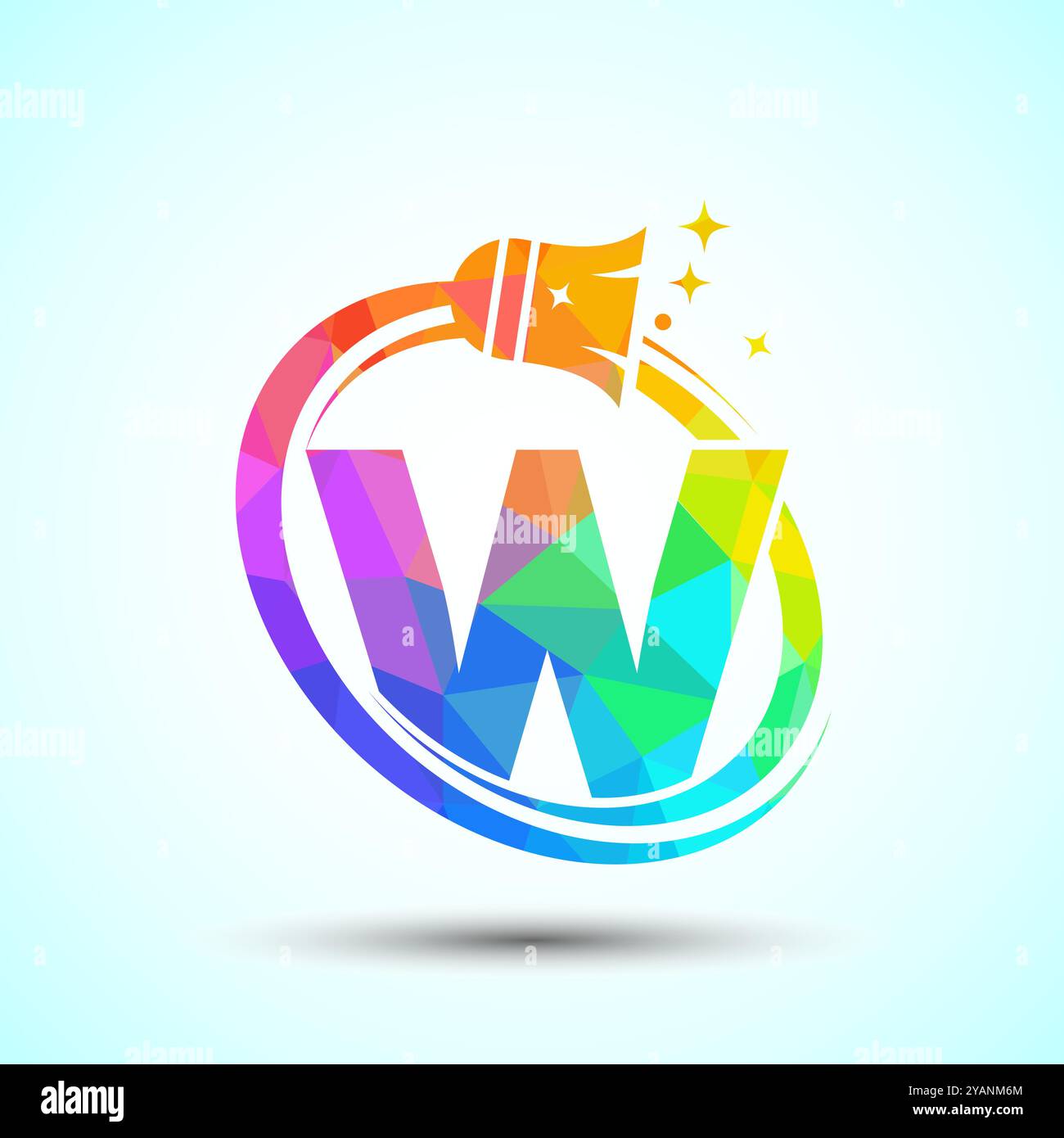 Letter cleaning service logo design template, Cleaning company logo ...