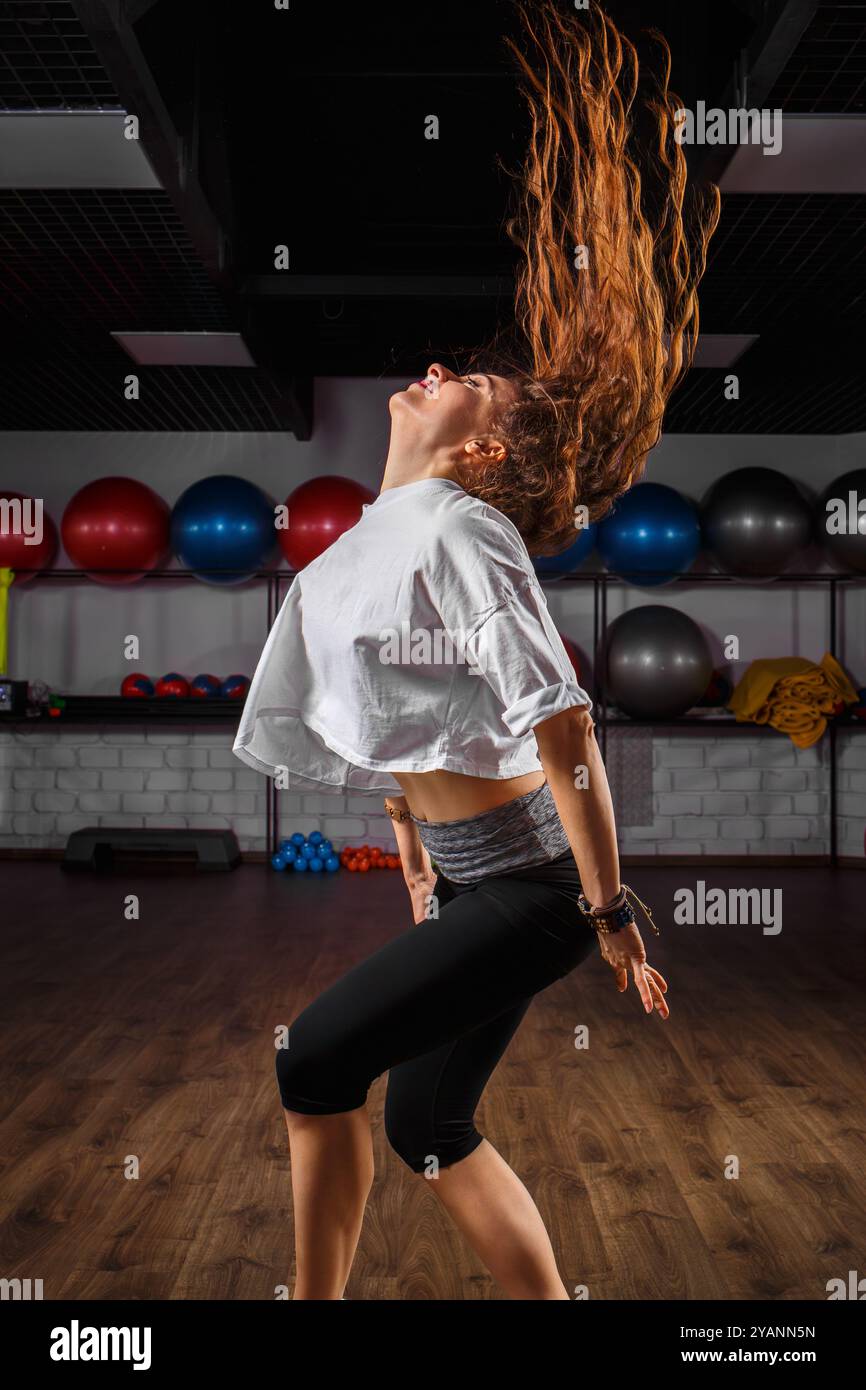 Energetic dance workout routine hi-res stock photography and images - Alamy