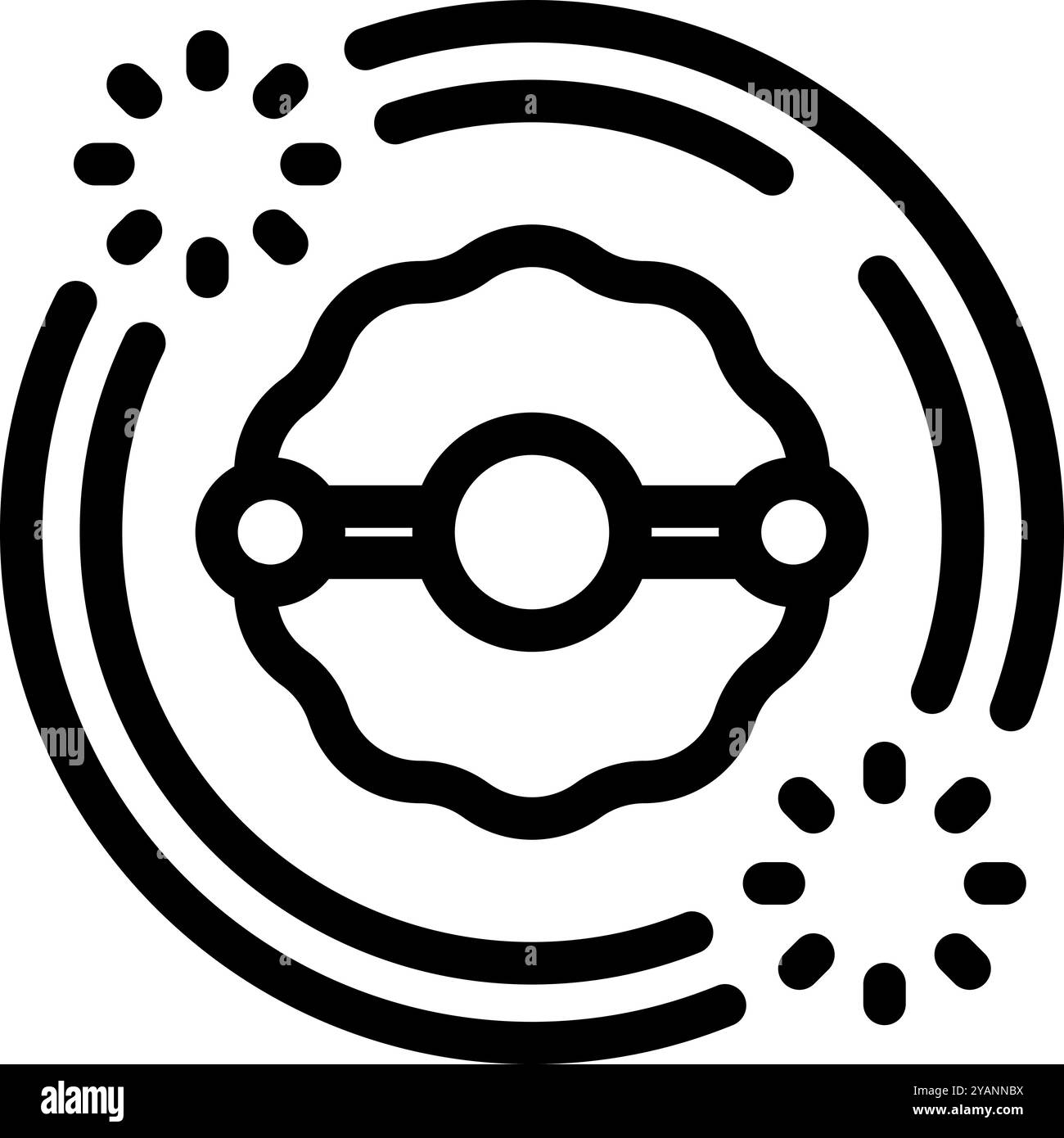 Moon orbit around earth Black and White Stock Photos & Images - Alamy