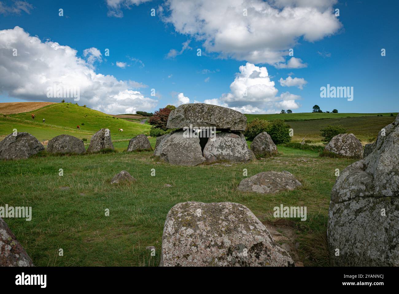 This is the largest stone circle in Denmark and is believed to date ...