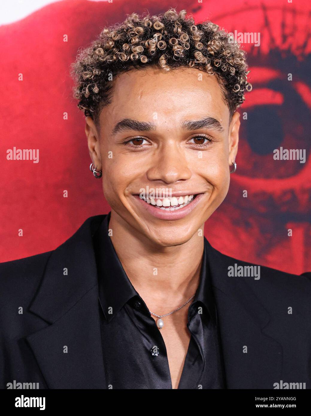 HOLLYWOOD, LOS ANGELES, CALIFORNIA, USA - OCTOBER 14: Miles Gutierrez ...