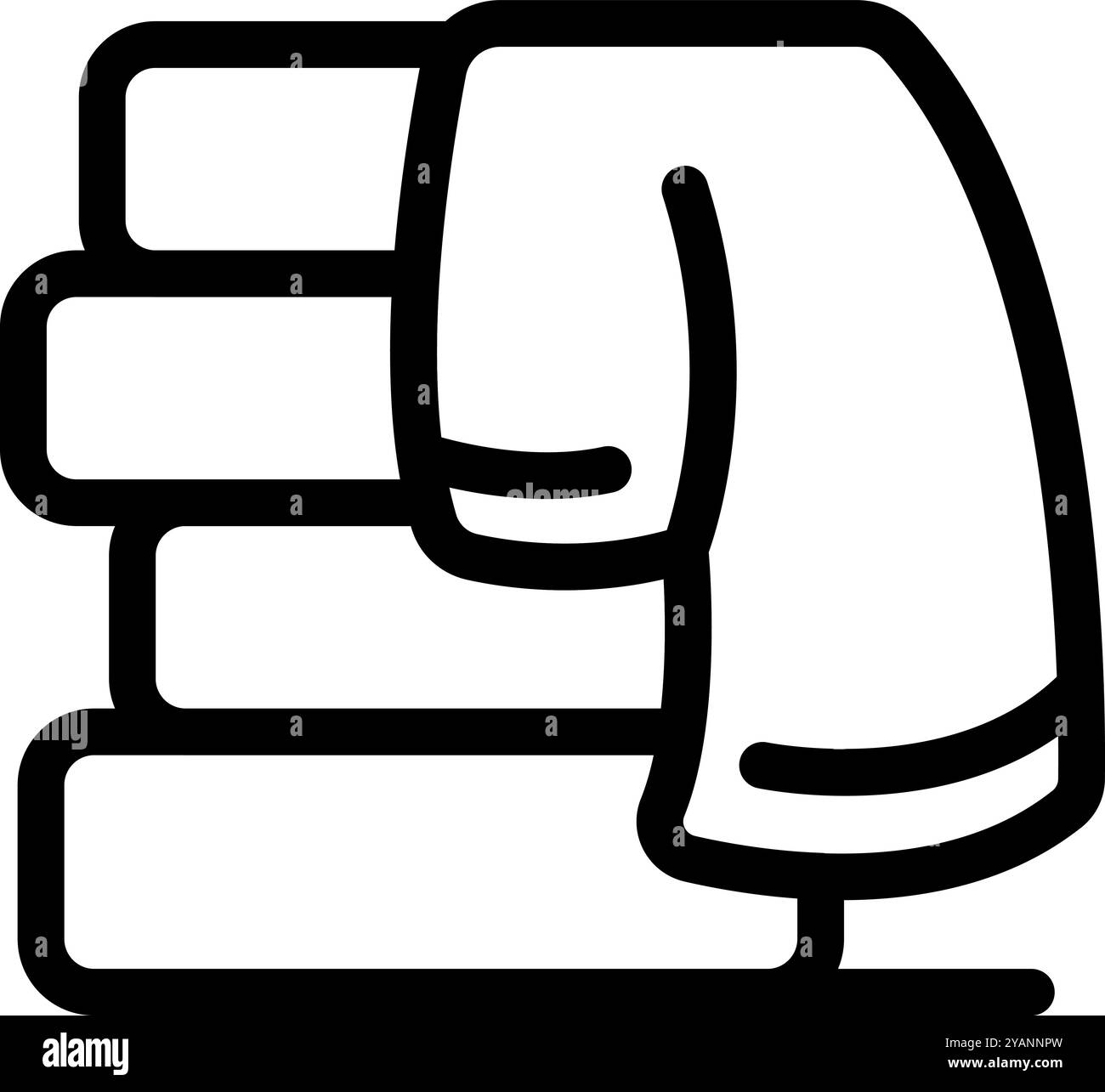 This simple black and white icon represents clean clothes being put ...