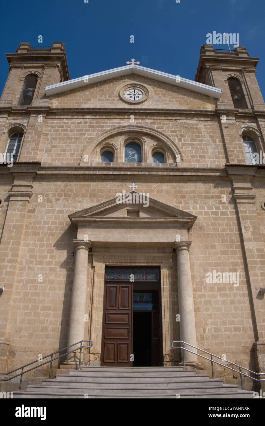 St George Cathedral a Maronite church in Kormakitis, northern Cyprus ...