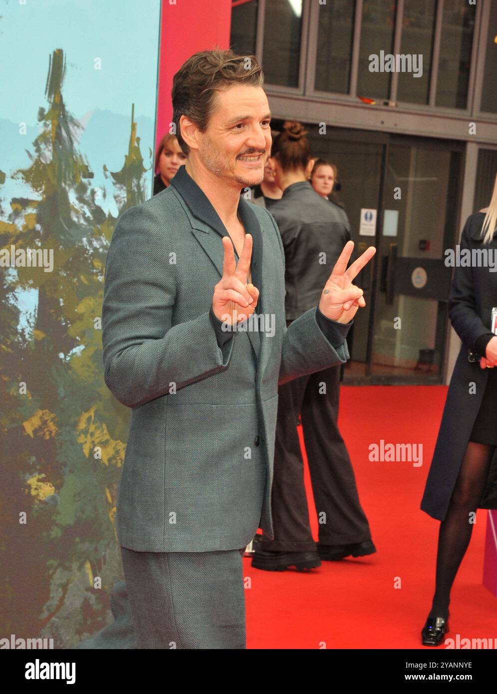 London, UK. 13th Oct, 2024. Pedro Pascal at the "The Wild Robot" 68th ...