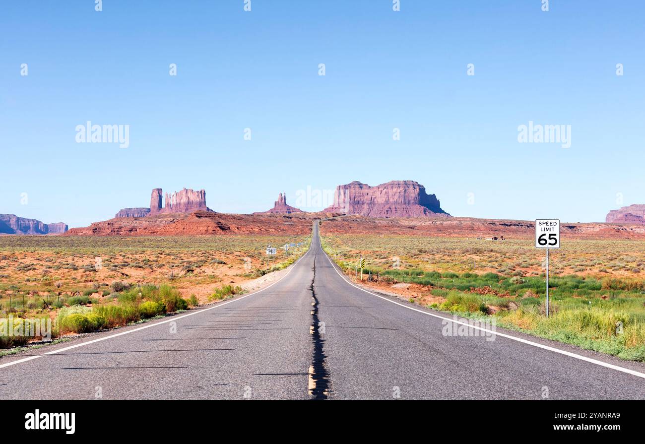 Forrest Gump point, Monument Valley, Utah, USA Stock Photo - Alamy