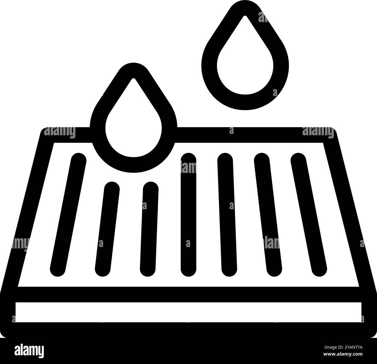 Rainwater drainage channel Stock Vector Images - Alamy