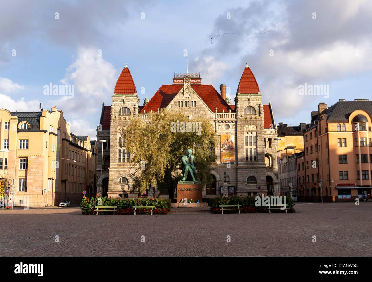 The Finnish National Theatre in Helsinki, Finland Stock Photo - Alamy