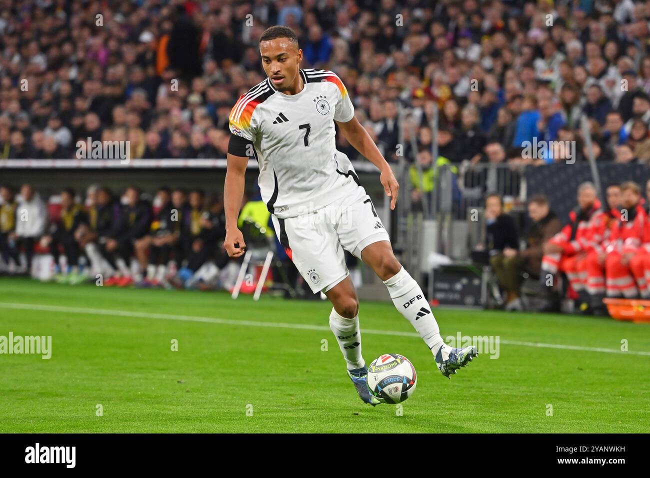 Munich, Deutschland. 14th Oct, 2024. Jamie LEWELING (GER), action ...