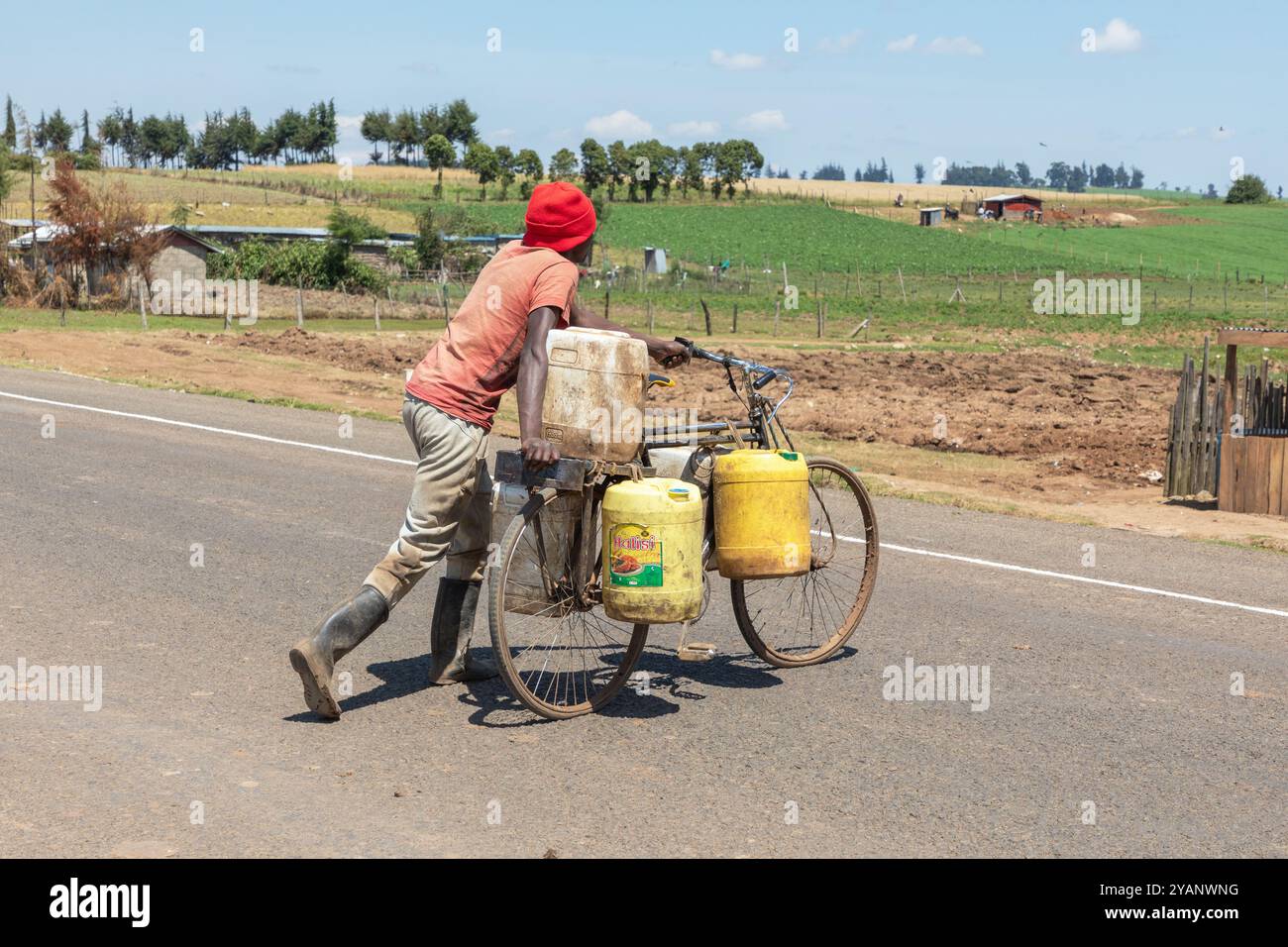 Because clean water isn't readily available, locals have to collect ...