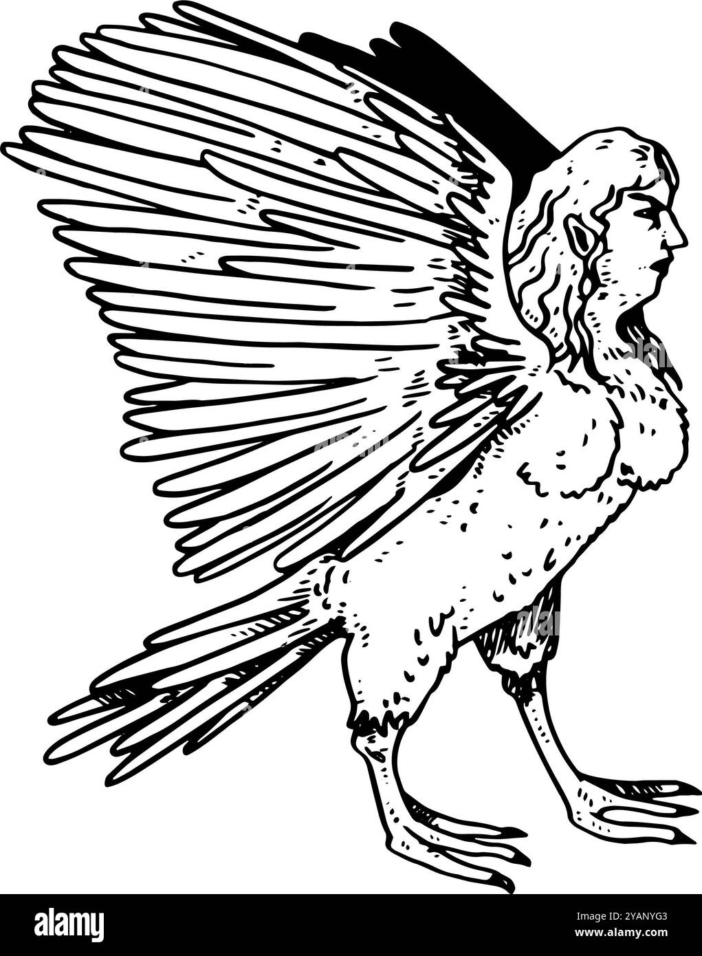 Mythical beast illustration hi-res stock photography and images - Alamy