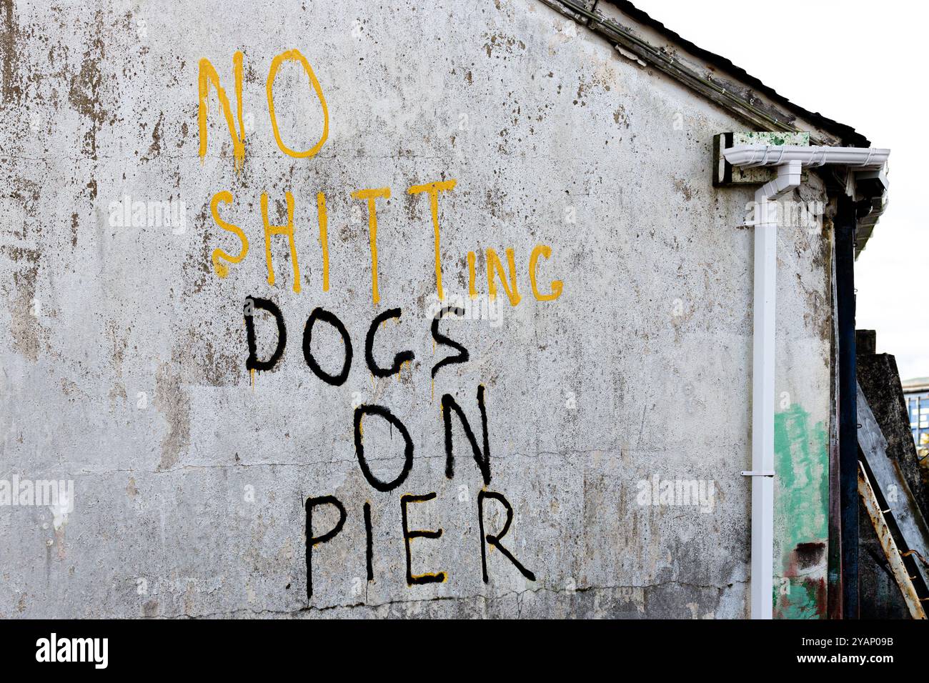 Offensive Graffiti on Wall Stock Photo - Alamy