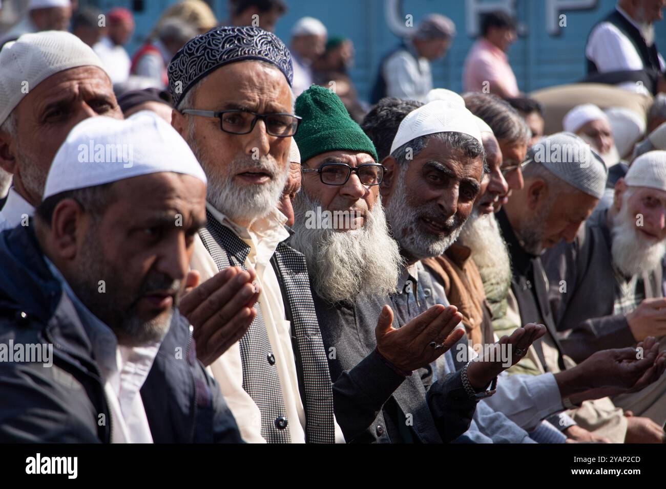 October 15, 2024, Srinagar, Jammu And Kashmir, India: Kashmiri Muslim ...