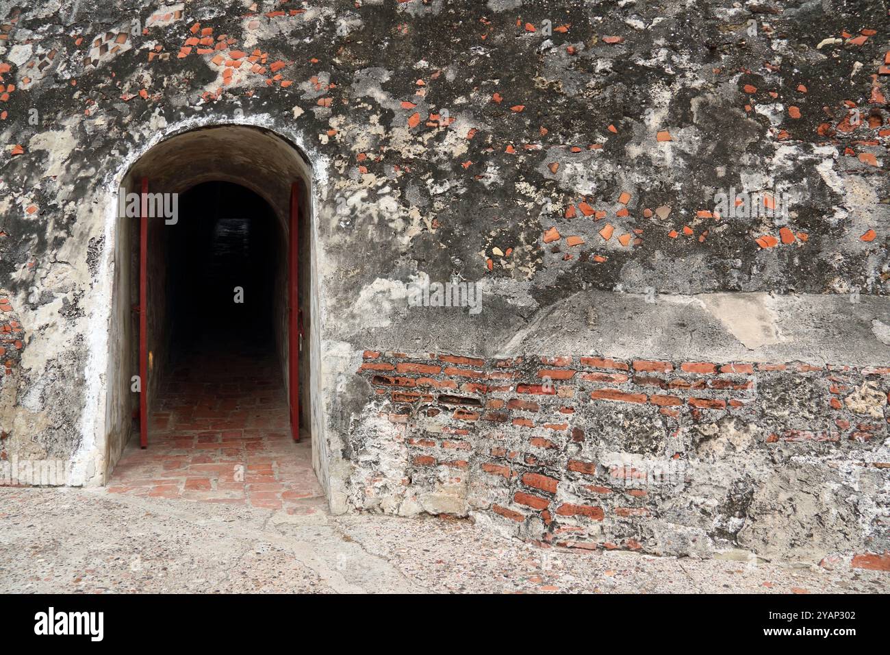 Fort San Felipe de Barajas towers over the walled city of Cartagena ...