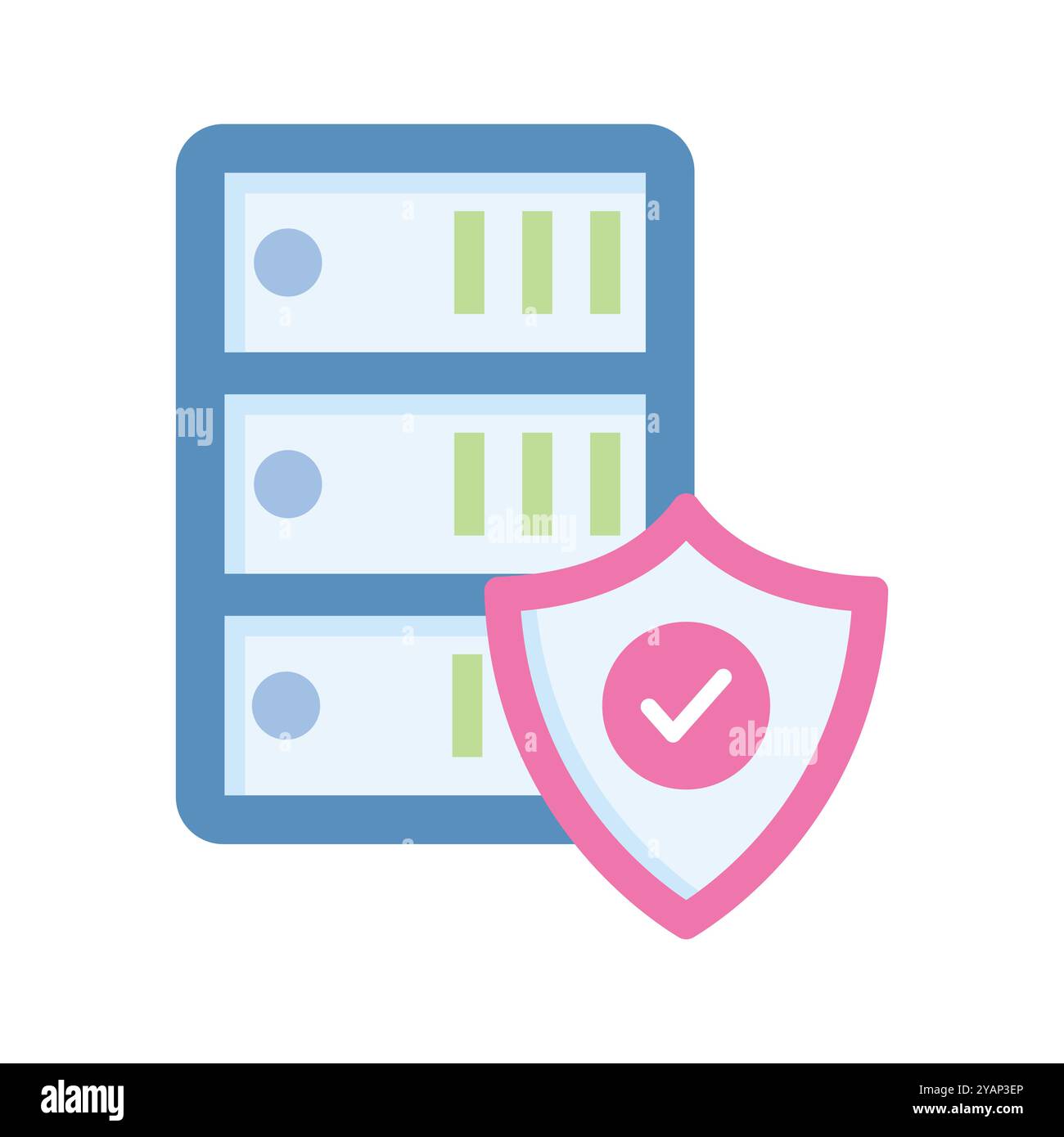 Secure server Stock Vector Images - Alamy
