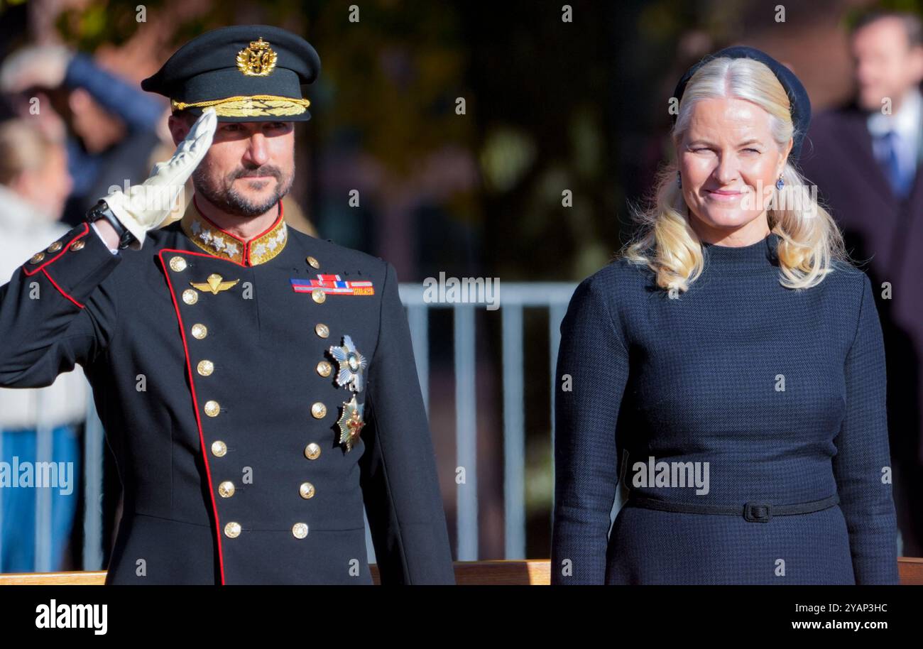 Oslo 20241015. President Alexander Stubb from Finland and Suzanne Innes ...