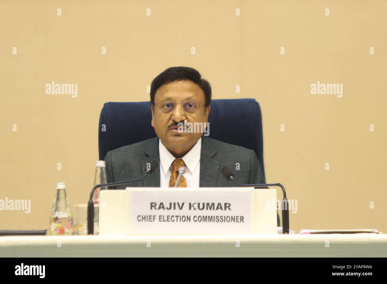 Rajiv Kumar, Chief Election Commissioner addresses media during a press ...