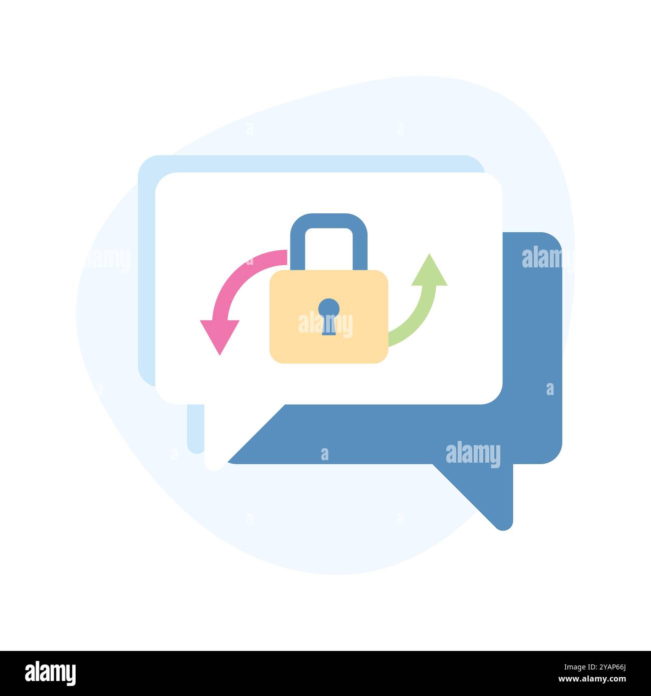 Password update icon in trendy flat style, ready to use vector Stock ...