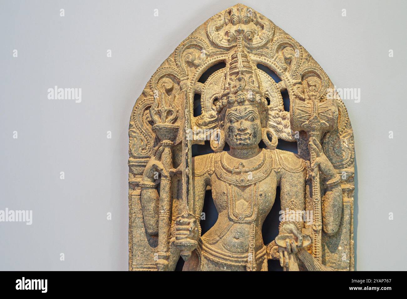 Ancient Statue Of Bhairava Or Frightful, Or Kala Bhairava, Is Shaivite ...