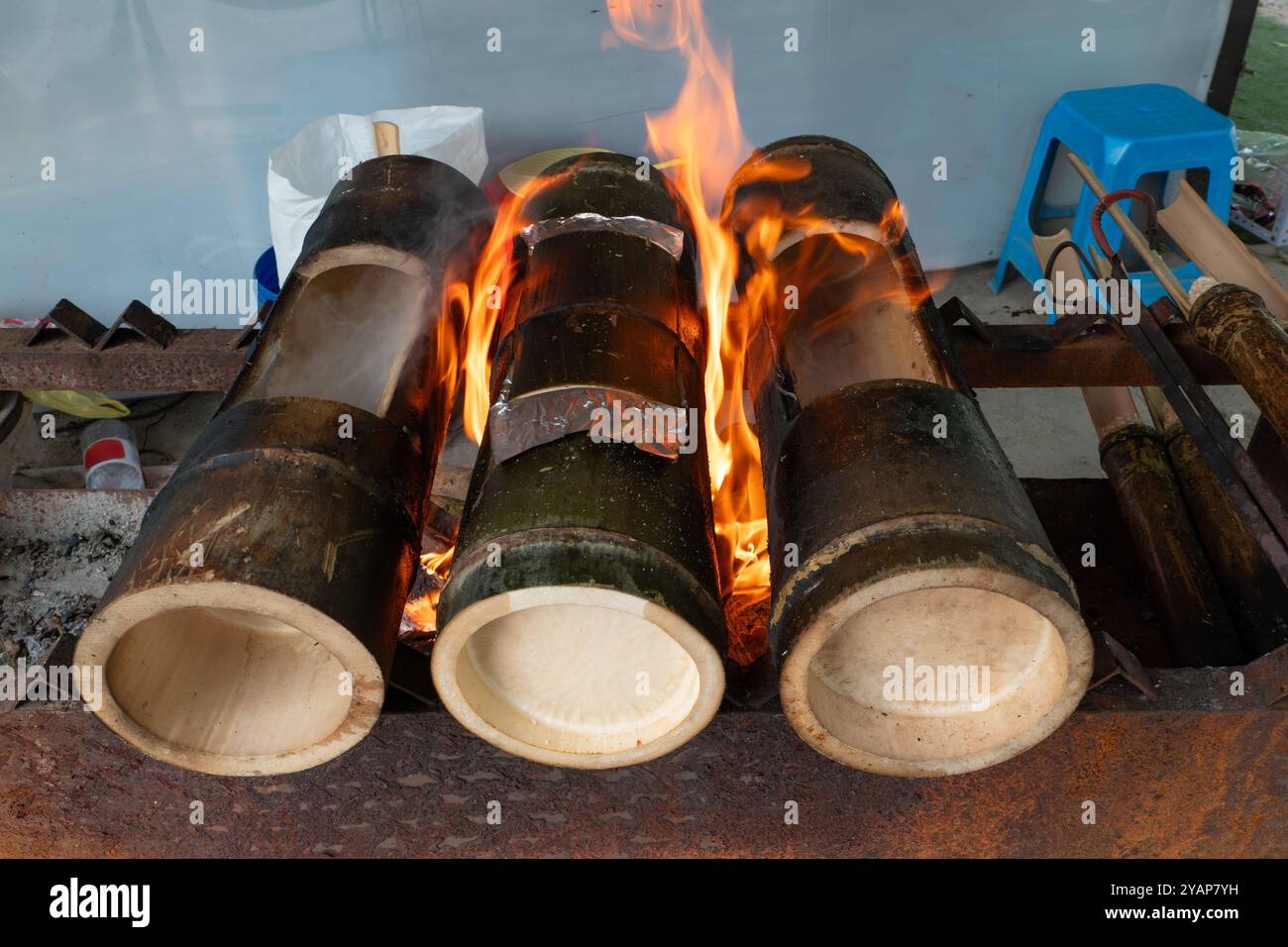 Bamboo tube hi-res stock photography and images - Alamy
