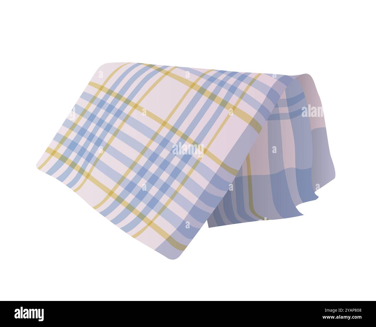 Cloth towel, kitchen tablecloth with tartan traditional pattern vector ...