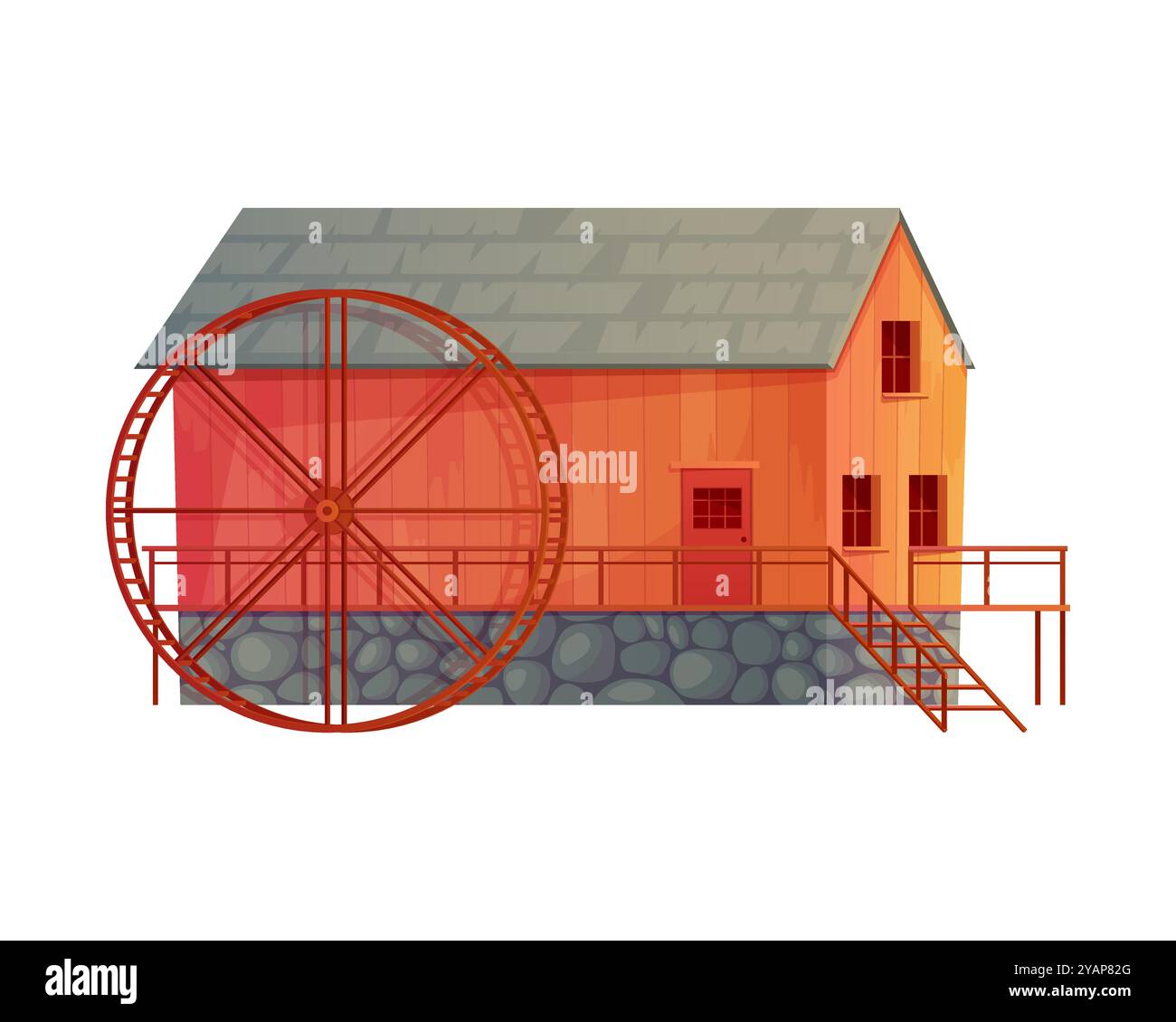 Rustic old building in Cut Out Stock Images & Pictures - Alamy