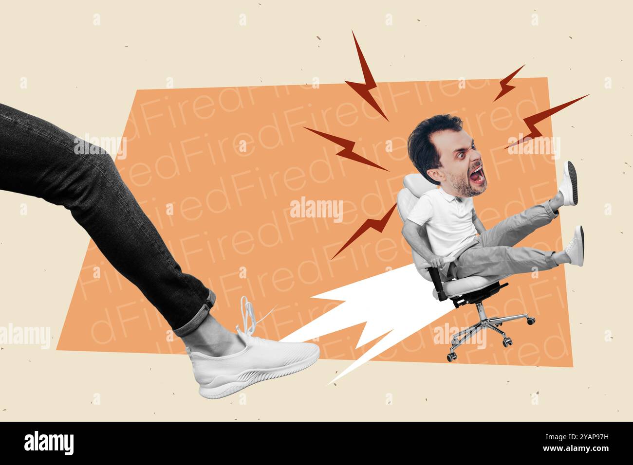 Kick chair leg hi-res stock photography and images - Alamy