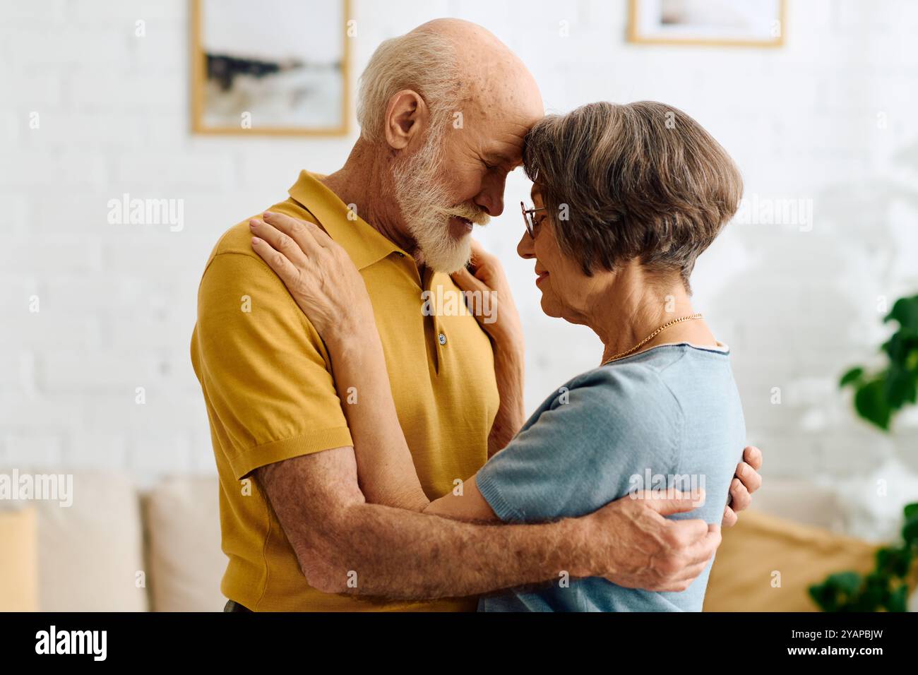 Tender moment husband lovingly hi-res stock photography and images - Alamy