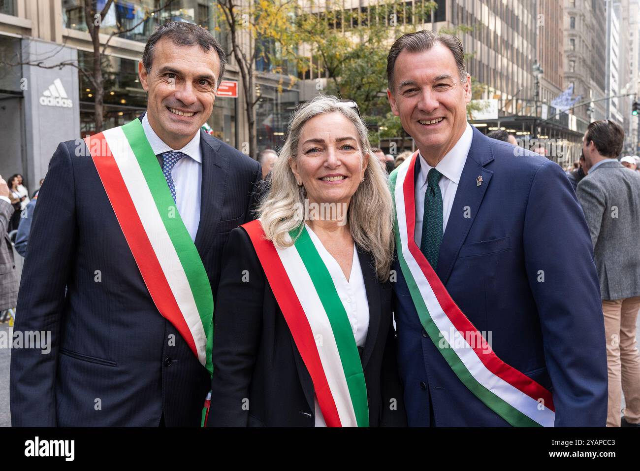 New York, United States. 14th Oct, 2024. General Consul Fabrizio Di ...