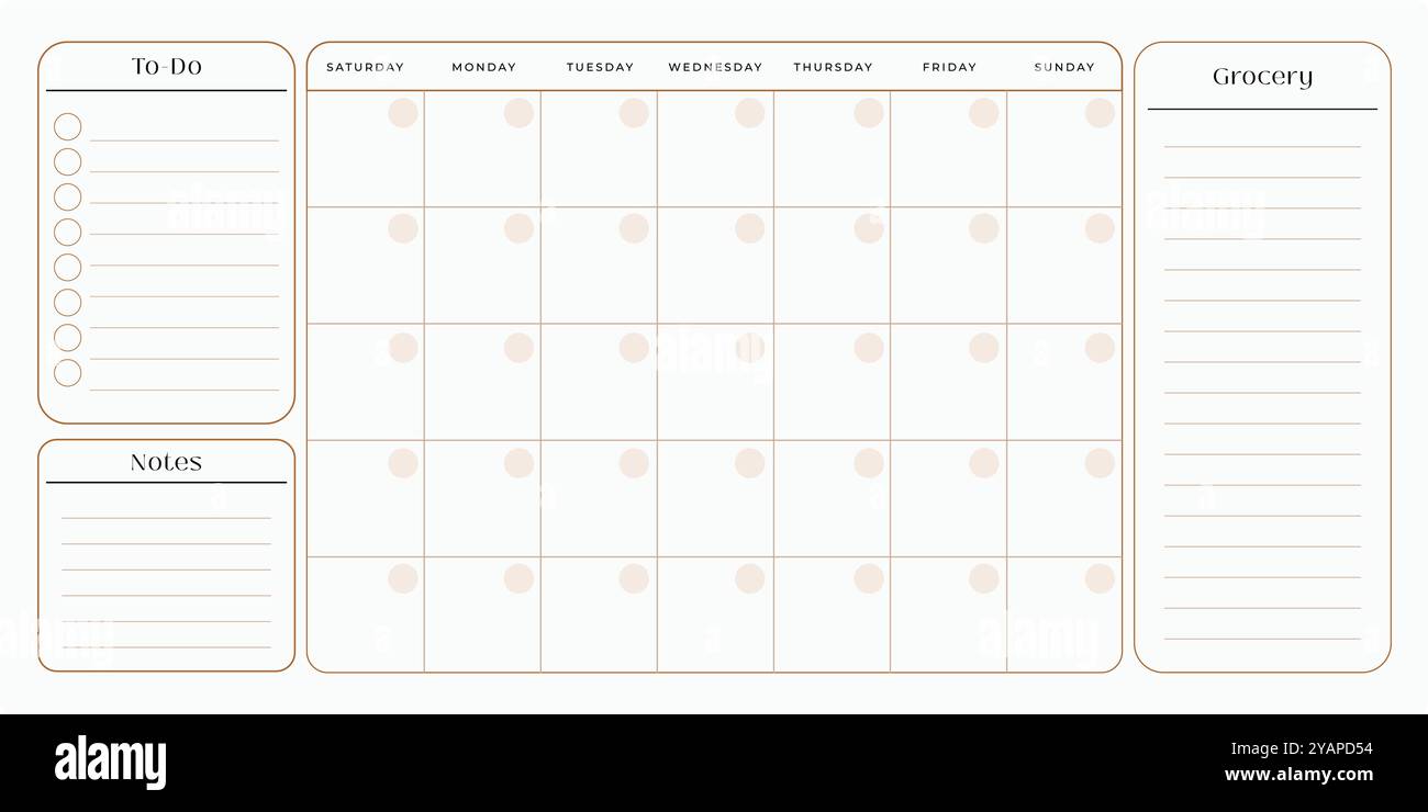 Calendar appointments planning Stock Vector Images - Alamy