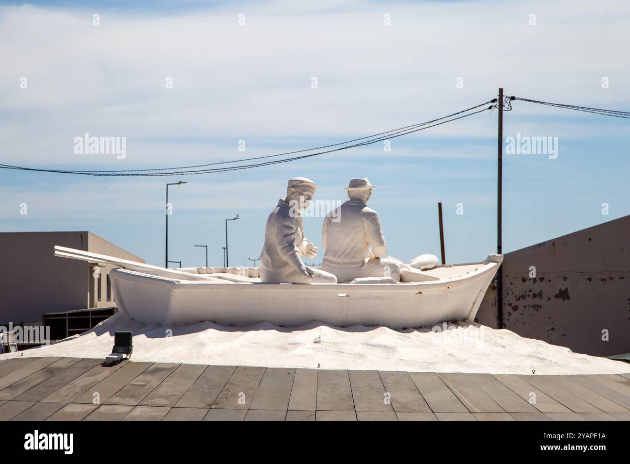 The former whaling port of Caniçal on the Portuguese island of Madeira ...