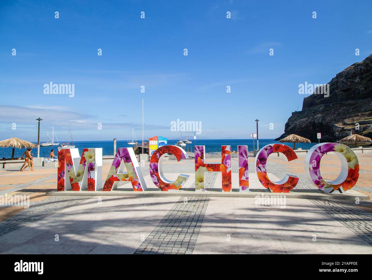Machico the second largest town and resort on the Portuguese Island of ...