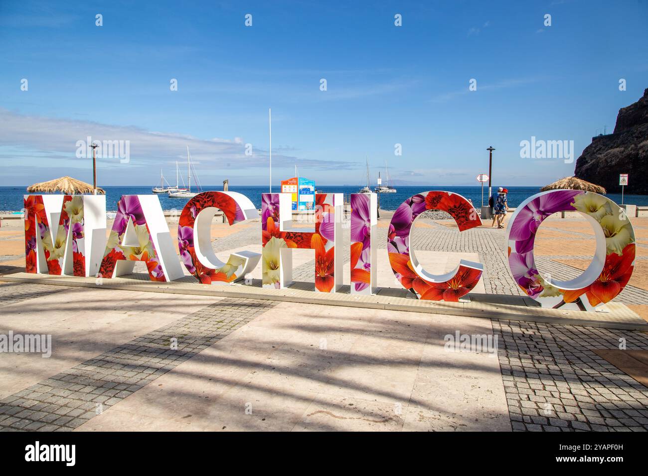 Machico the second largest town and resort on the Portuguese Island of ...