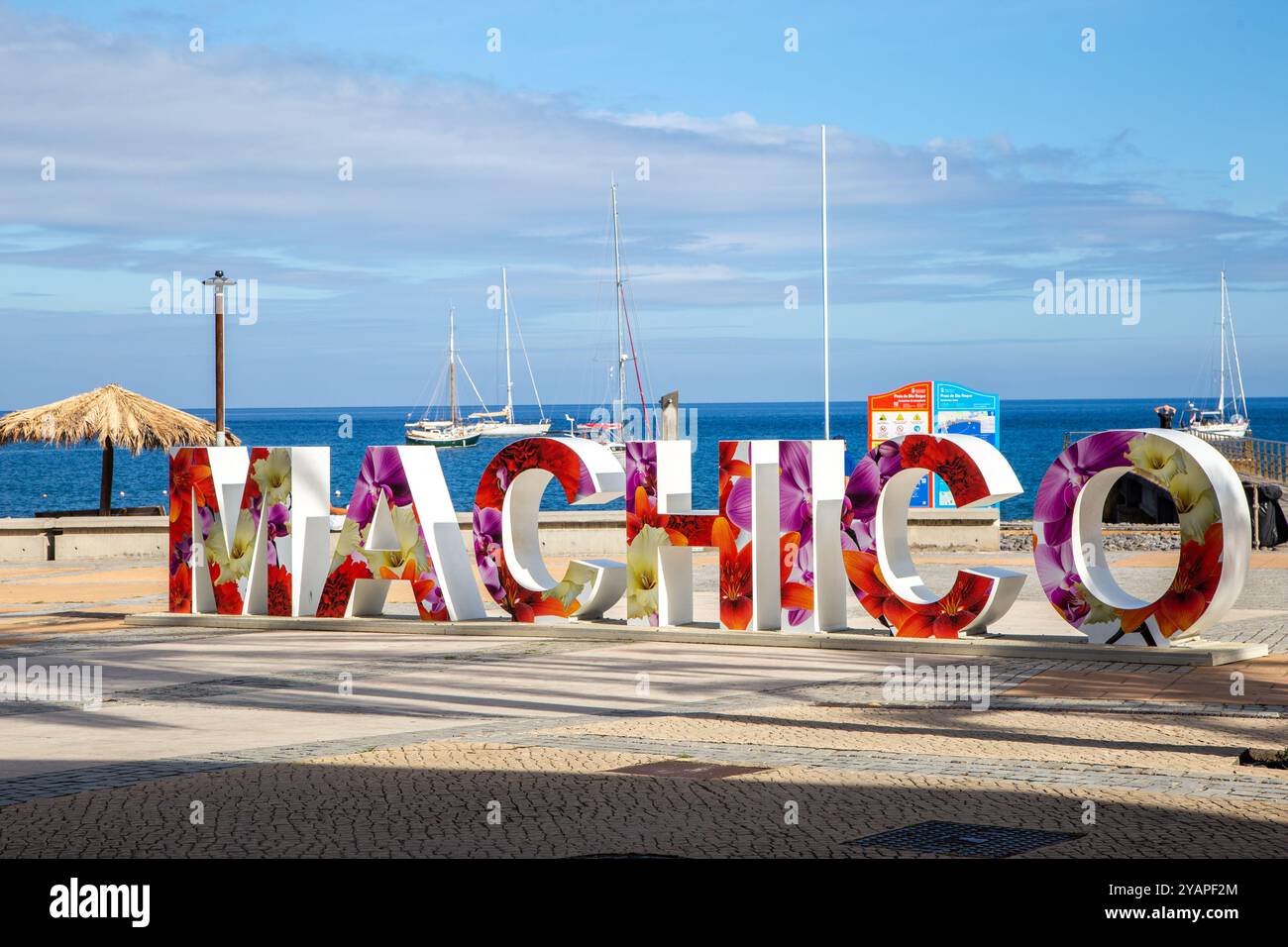 Machico the second largest town and resort on the Portuguese Island of ...