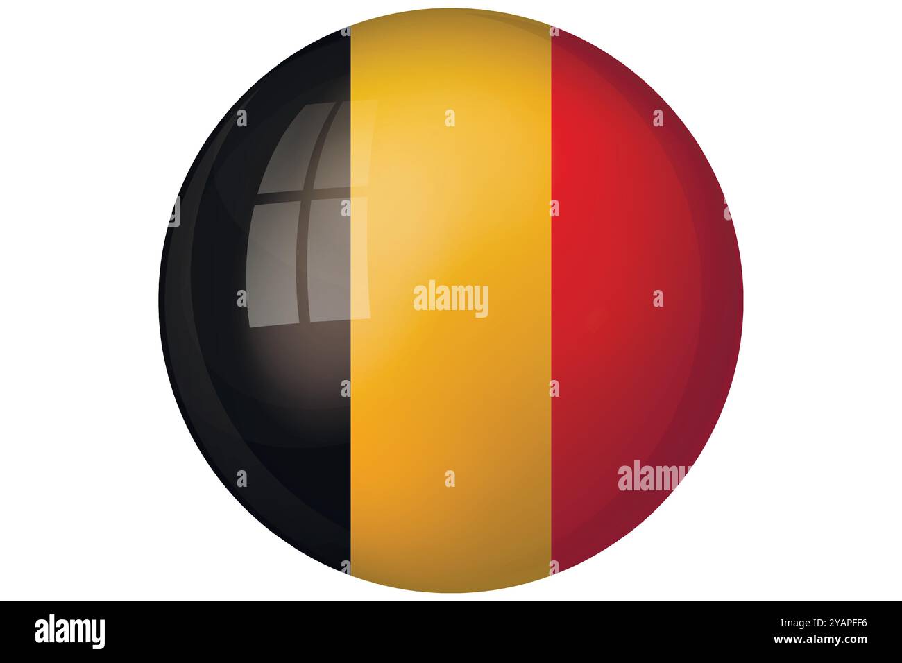 Flag of Belgium. Belgian national symbol in official colors. Template ...