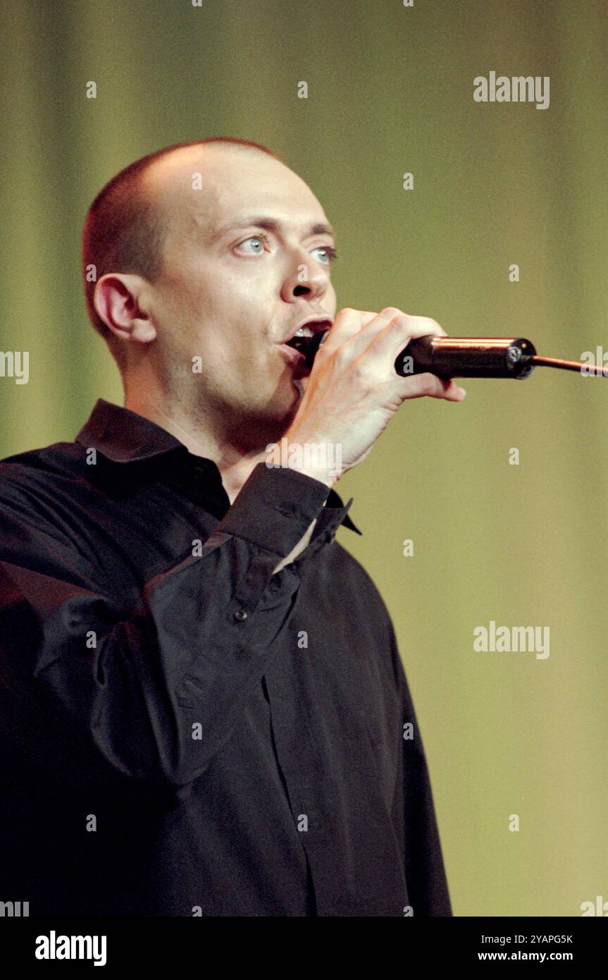 Milan Italy 26/10/1999: Max Pezzali,Italian singer, during the ...