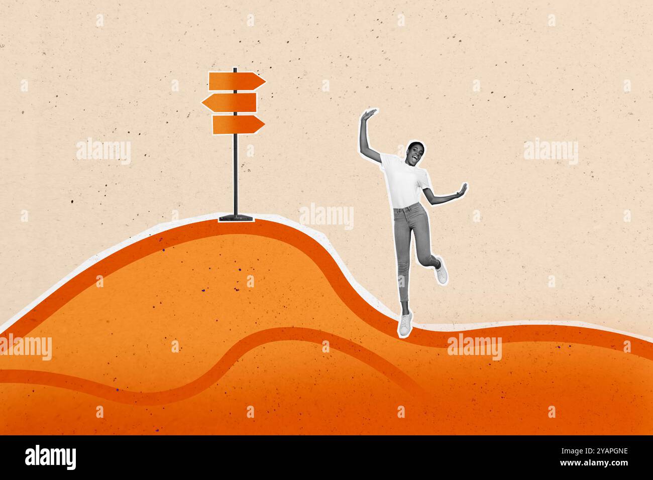 Composite trend artwork sketch image photo collage of silhouette poster ...