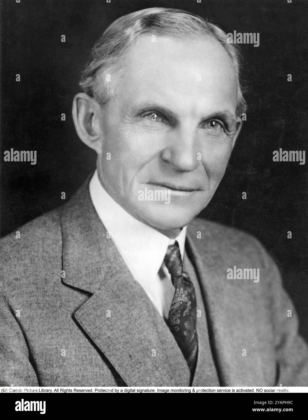 Henry Ford. An American car manufacturer and industrialist who created ...
