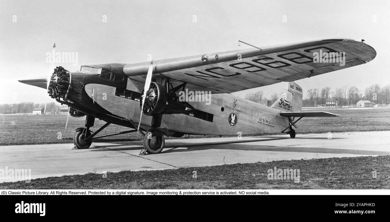 Aviaton history. The Ford motor company founded by Henry Ford is known ...