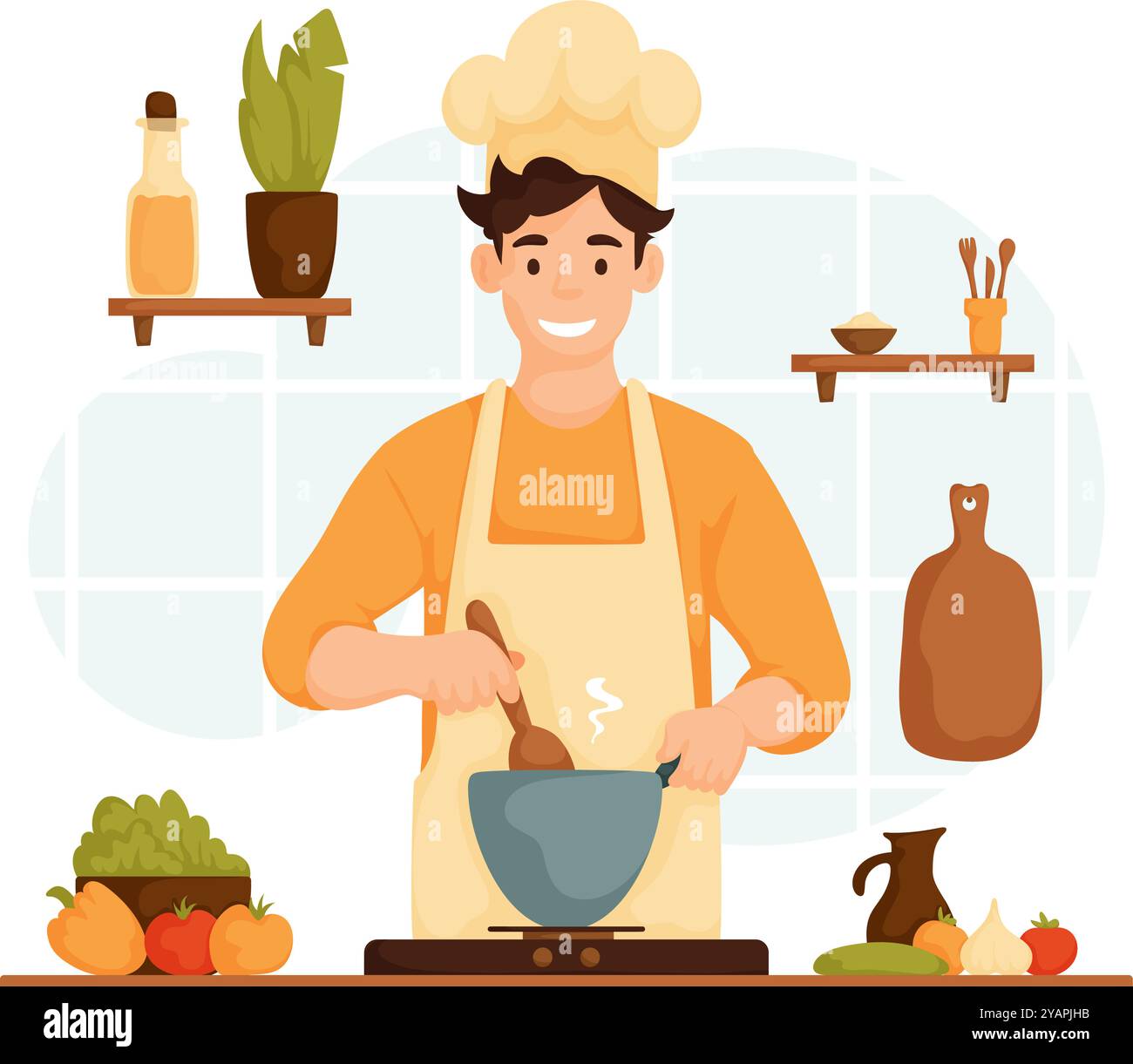 Food prep Stock Vector Images - Alamy