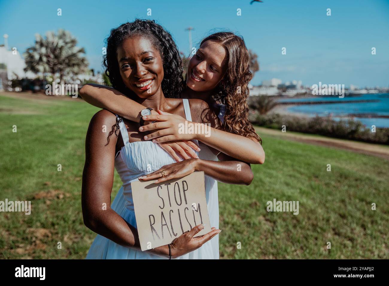 Hugging a stop sign hi-res stock photography and images - Alamy