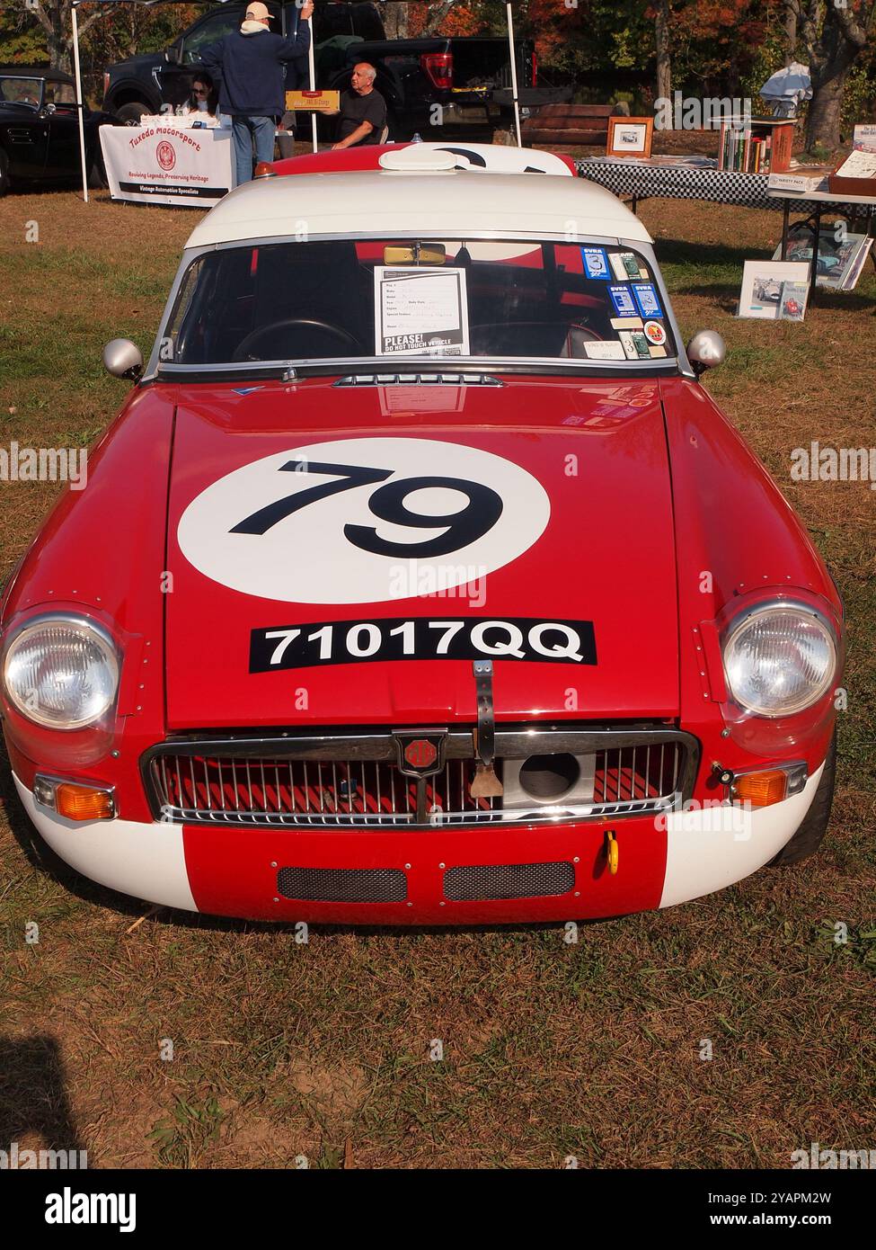 Classic 1964 MGB sports car set up for vintage racing Stock Photo - Alamy