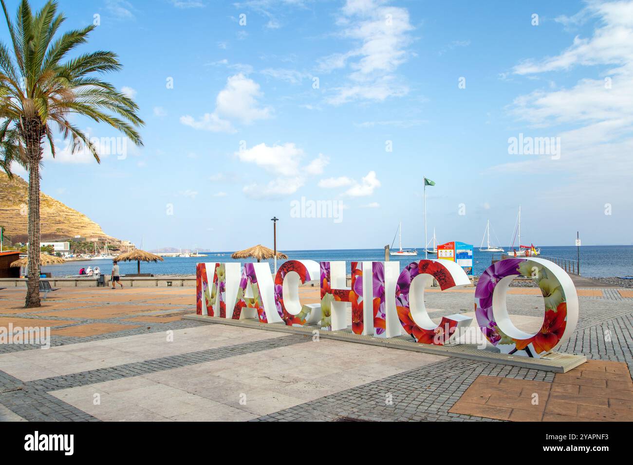 Machico the second largest town and resort on the Portuguese Island of ...