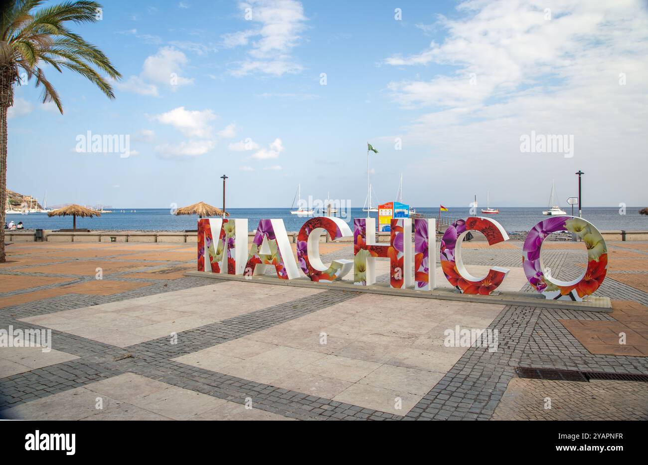 Machico the second largest town and resort on the Portuguese Island of ...