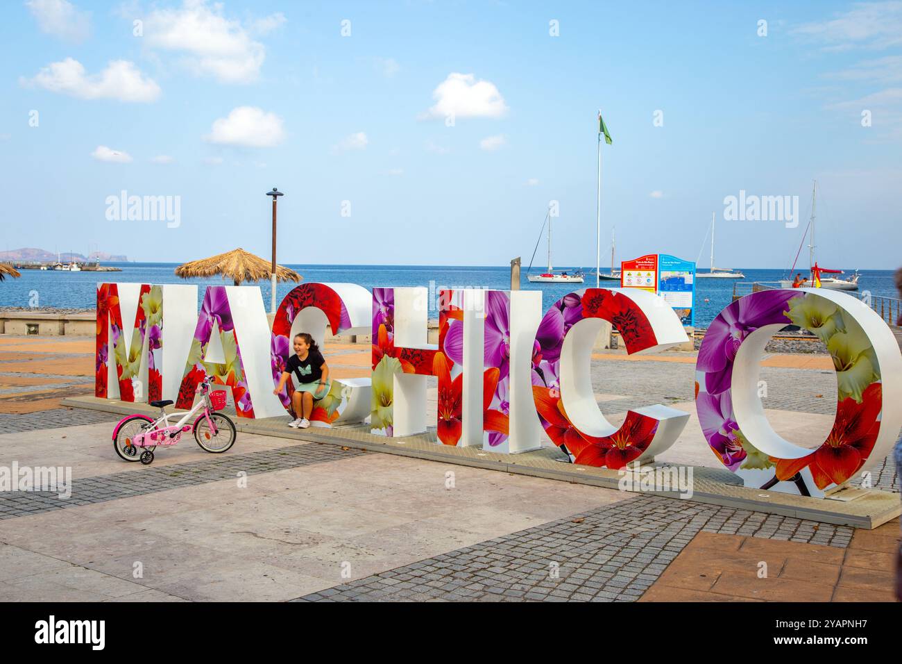 Machico the second largest town and resort on the Portuguese Island of ...