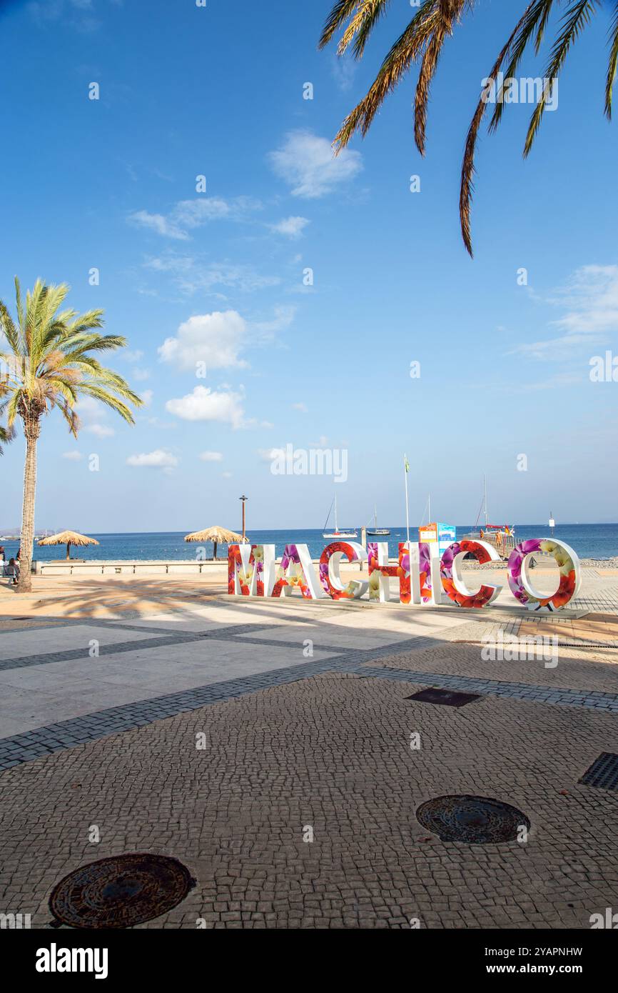 Machico the second largest town and resort on the Portuguese Island of ...