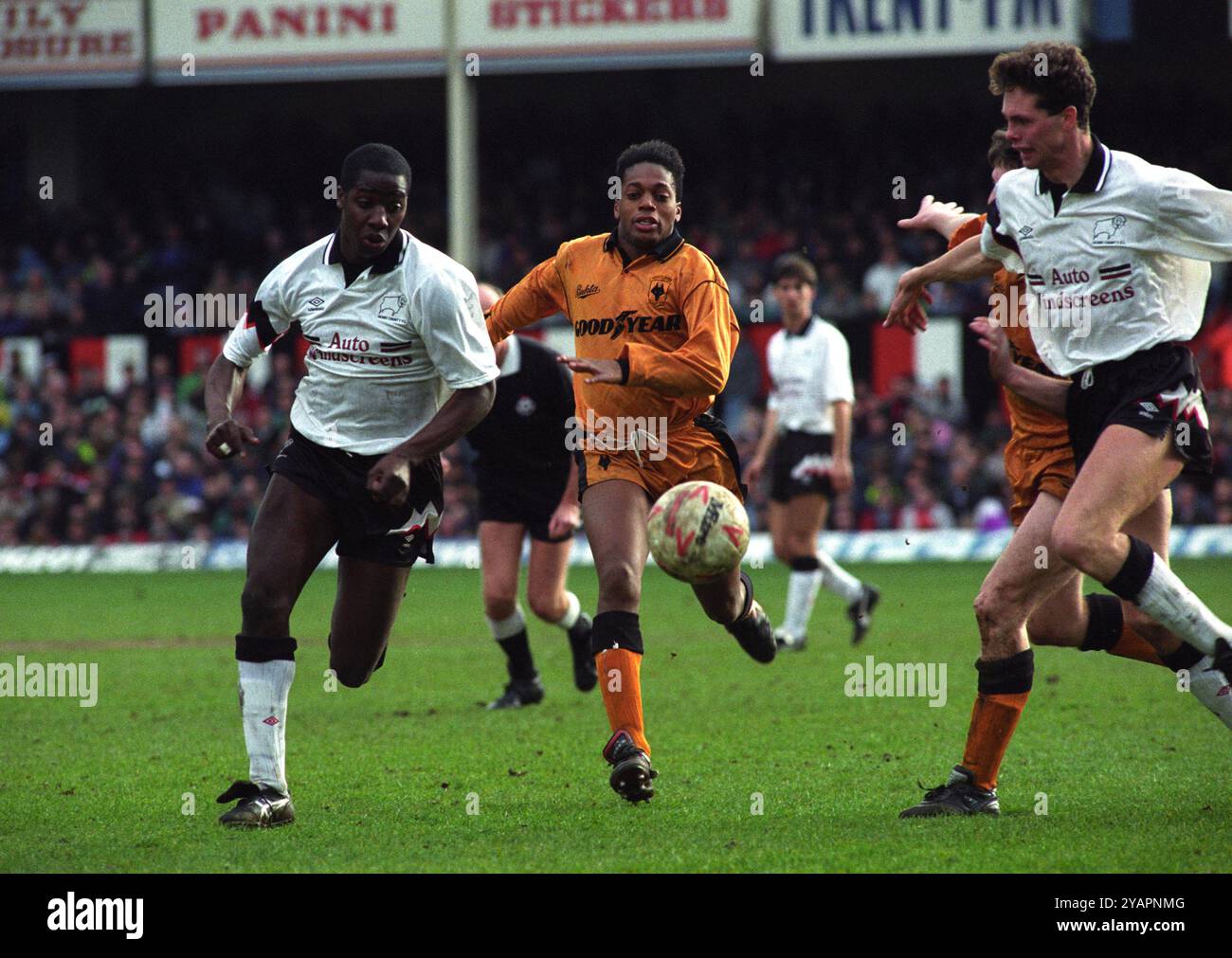 Footballer Mark Rankine Derby County v Wolverhampton Wanderers at the ...